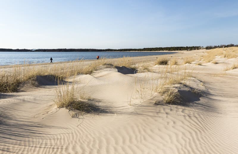 Yyteri beach in spring stock photo. Image of europe, scene - 60868274