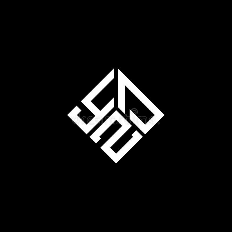 YZD Letter Logo Design on Black Background. YZD Creative Initials ...
