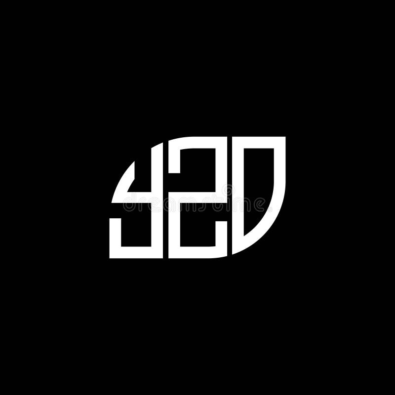YZO Letter Logo Design on Black Background. YZO Creative Initials ...