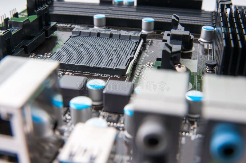 Zócalo del procesador imagen de archivo. Imagen de ordenador - 30119071