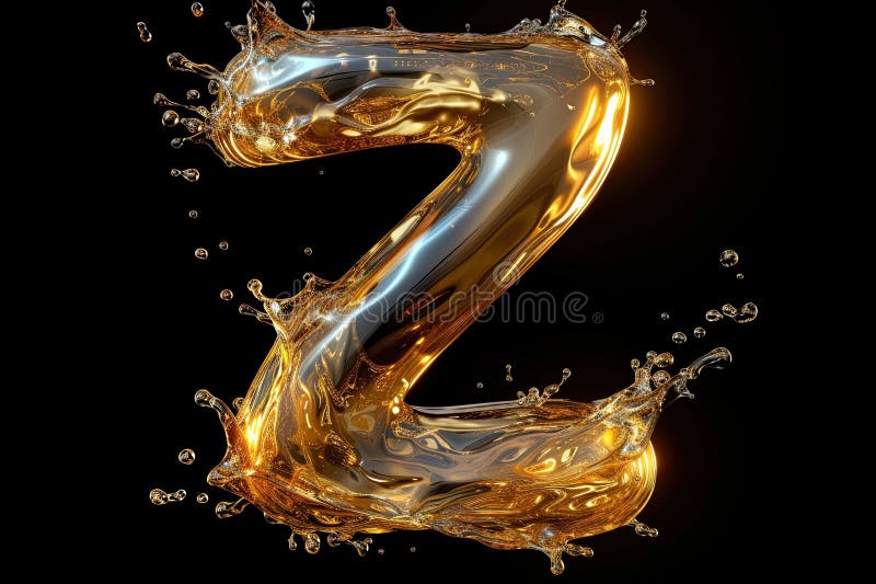 Liquid Letter Z Stock Illustrations – 460 Liquid Letter Z Stock ...