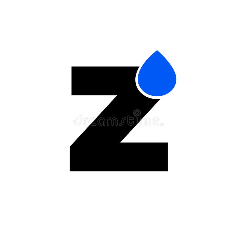 Z with Blue Dot Vector Icon. Z Brand Icon Stock Vector - Illustration ...