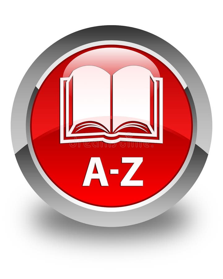 Z Book Icon Glossy Red Round Button Stock Illustrations – 1 Z Book Icon ...