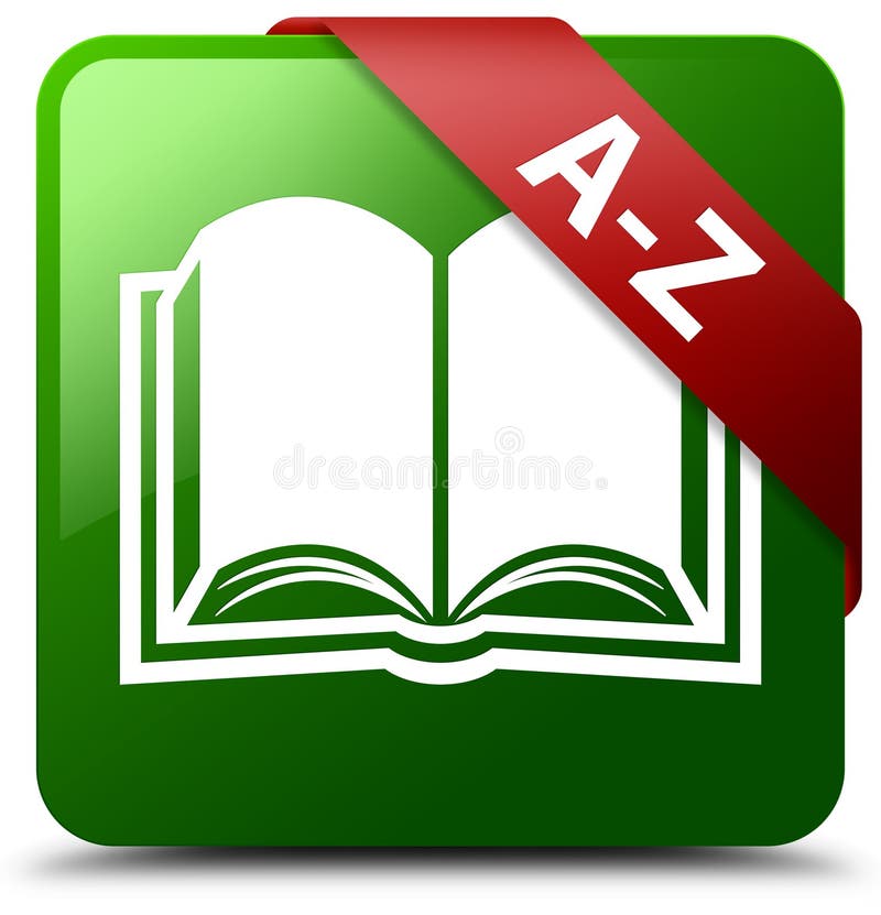 Z Book Icon Green Square Button Stock Illustrations – 4 Z Book Icon ...