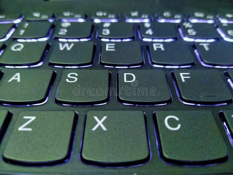 Z X C Close Up Laptop Keyboard Stock Image - Image of close, keyboard ...