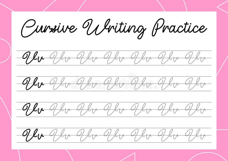 Alphabet Tracing Worksheet: Cute Writing a-Z Stock Illustration ...