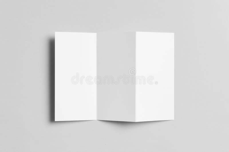 A4 Z-Fold Brochure Mock-Up stock photo. Image of clean - 193556484