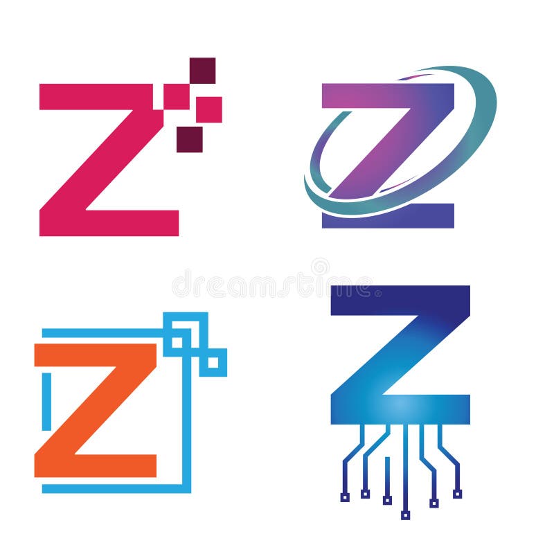 Technology Logo Initial Z Stock Illustrations – 3,481 Technology Logo ...
