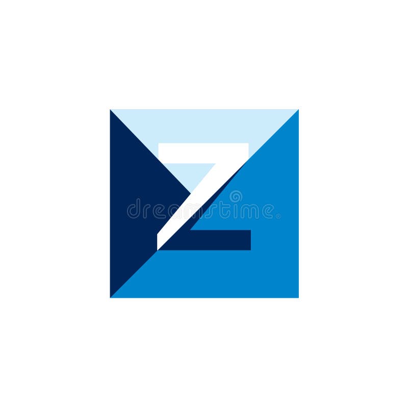 Z Letter Geometric Logo. Business Logo Design Stock Vector ...
