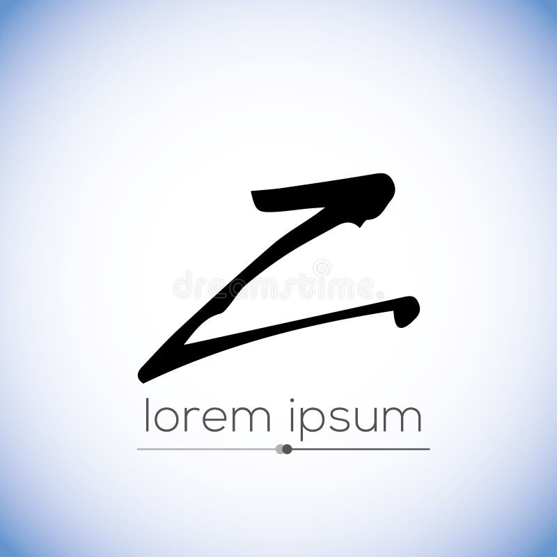 Calligraphic Vector Alphabet, Hand Written Letters Stock Vector ...