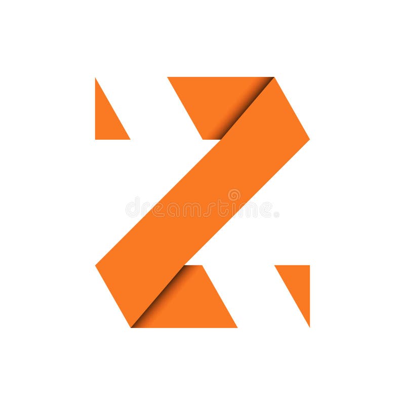 Z Letter Mark Negative Space Modern Monogram Logo Type Brand Stock ...