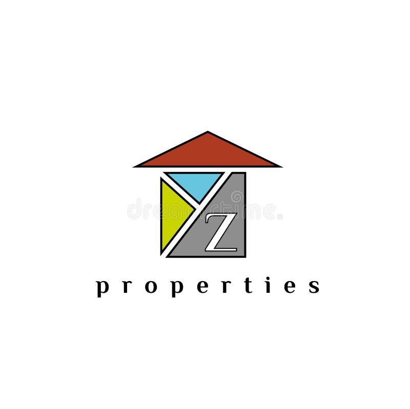 Z Letter Properties Vector Logo Stock Illustrations – 5 Z Letter ...