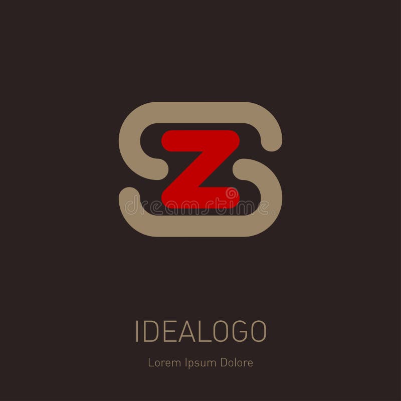 Z and S - Vector Design Element or Icon. Initial Monogram Logotype. ZS ...