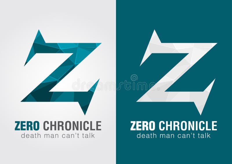 Z Zero Chronicle Icon Symbol from an Alphabet Letter Z. Stock Vector ...