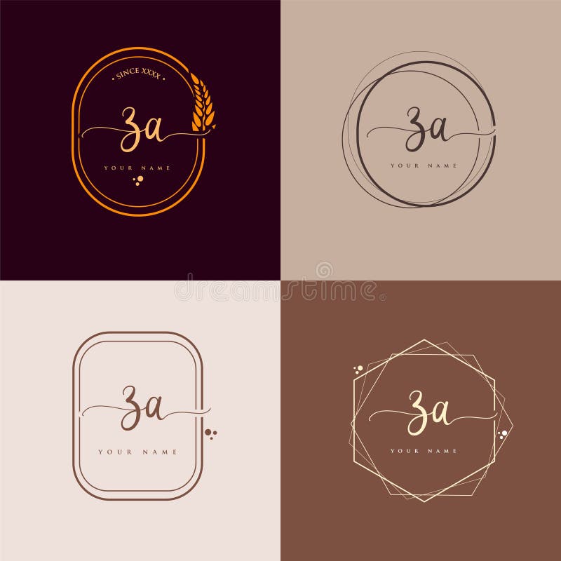 Za Initials Stock Illustrations – 365 Za Initials Stock Illustrations ...