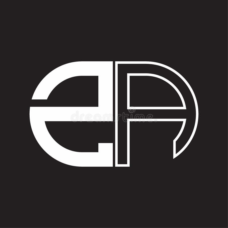 ZA Letter Logo Monogram with Oval Shape Negative Space Design Template ...