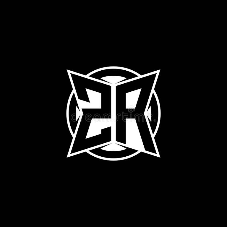 ZA Logo Monogram Design Template Stock Vector - Illustration of font ...