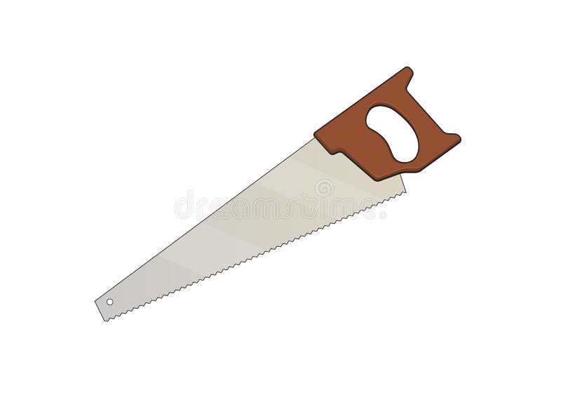 Zaag vector illustratie. Illustration of illustratie - 39520706