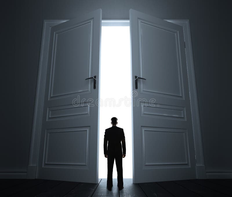 Zaal met open deuren stock foto. Image of creatief, open - 34241684