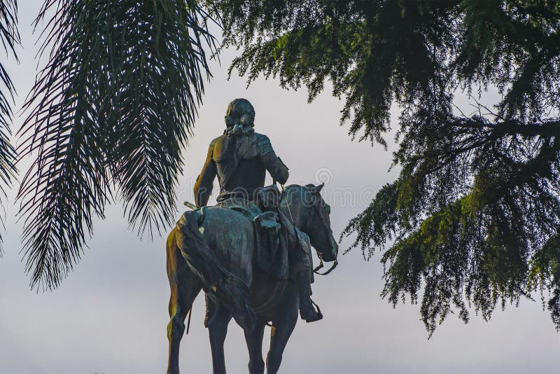 Zabala Square, Montevideo, Uruguay Stock Image - Image of mauricio ...