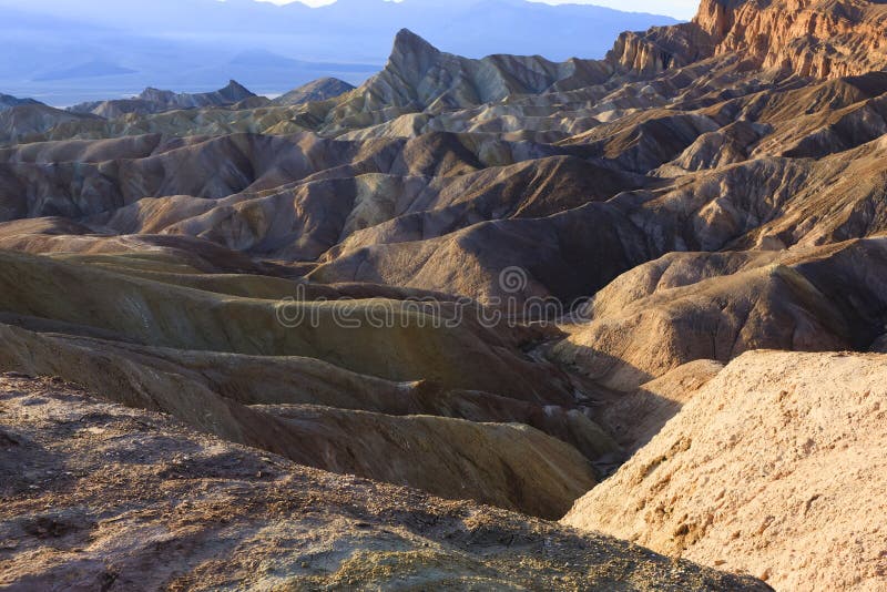 Zabriskie Point stock image. Image of valley, soil, wadi - 17612665