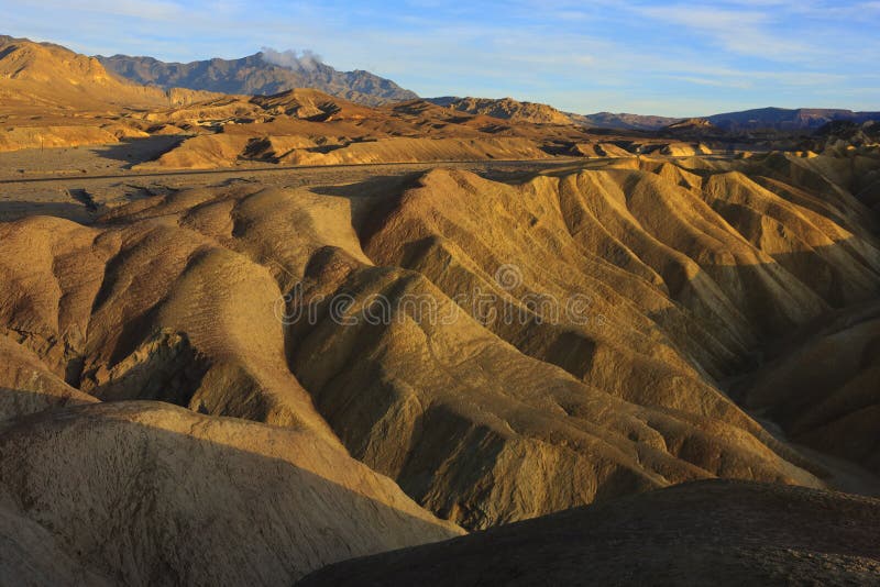 Zabriskie Point stock photo. Image of formation, sunlight - 17612684