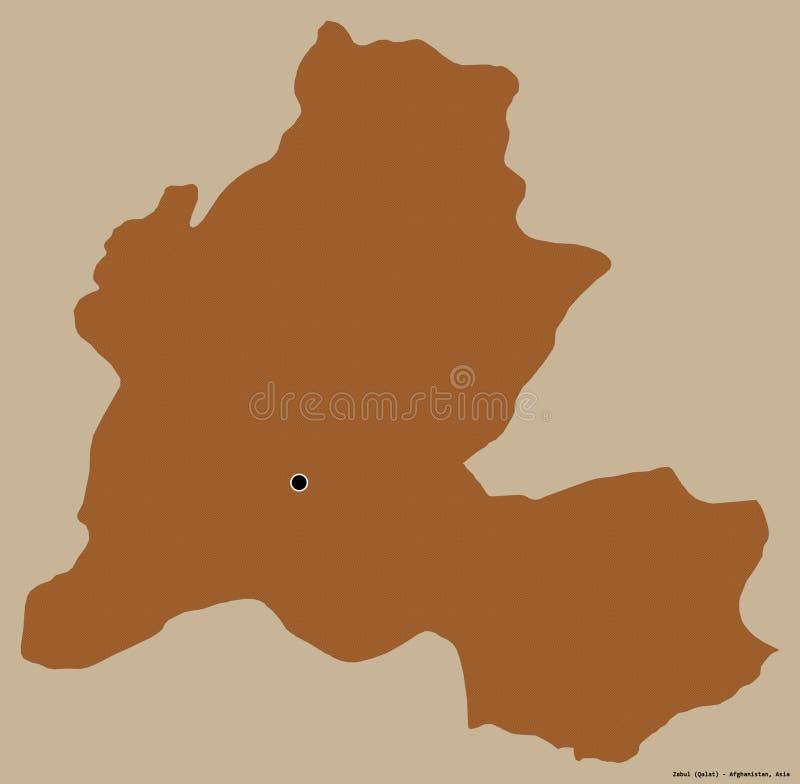 Zabul, Afghanistan. Low-res Satellite Stock Vector - Illustration of ...