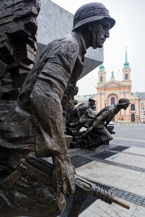 Zabytek w Polska zdjęcie stock editorial. Obraz złożonej z powstanie ...