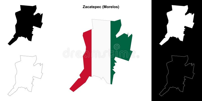 Zacatepec Outline Map Stock Illustrations – 7 Zacatepec Outline Map ...