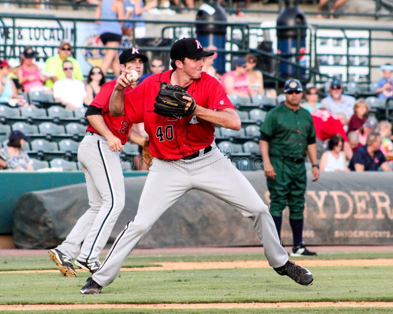 Zach Thompson, Kannapolis Intimidators. Editorial Photo - Image of ...