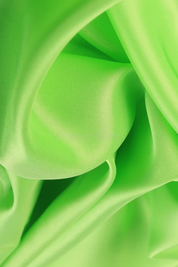 Zacht groen satijn stock foto. Image of materiaal, vouwen - 51870254