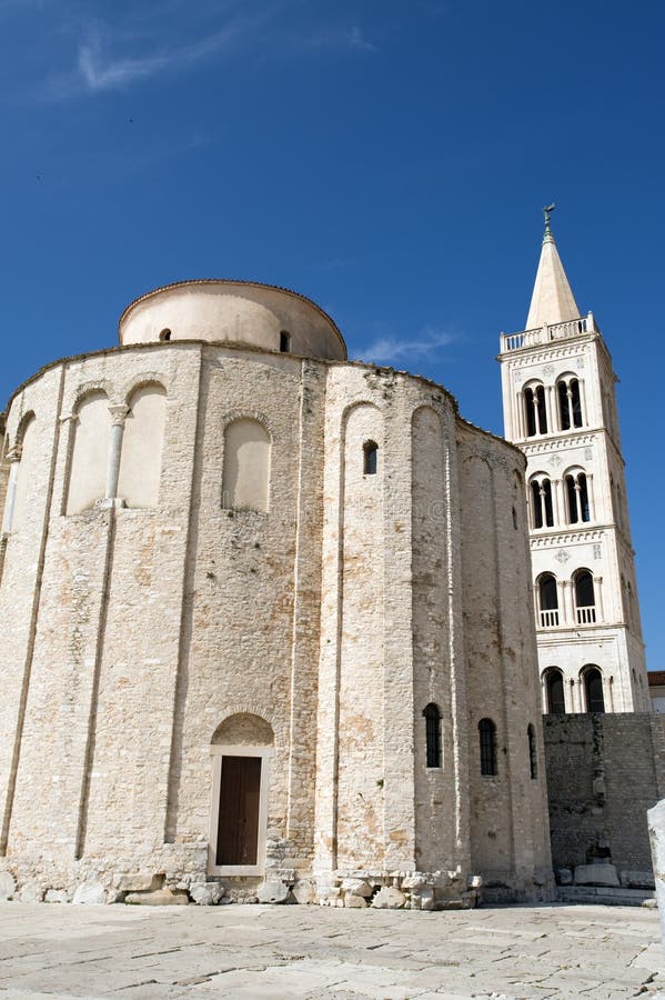 Zadar landmarks stock photo. Image of hrvatska, coast - 10124520