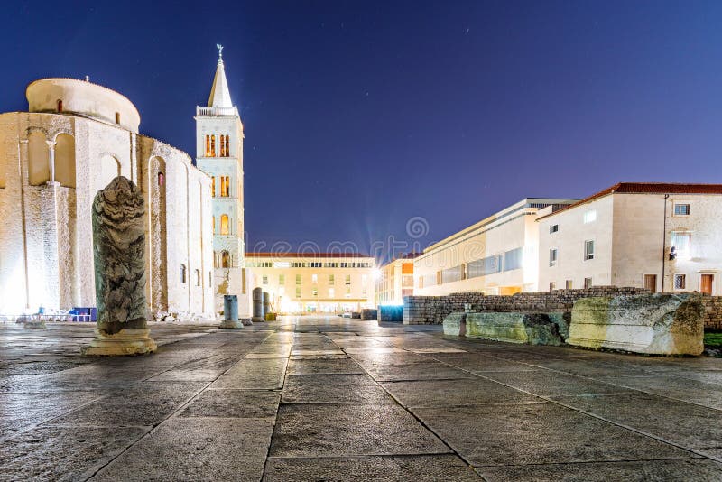 Zadar Old Town Architecture Stock Image - Image of cityscape ...