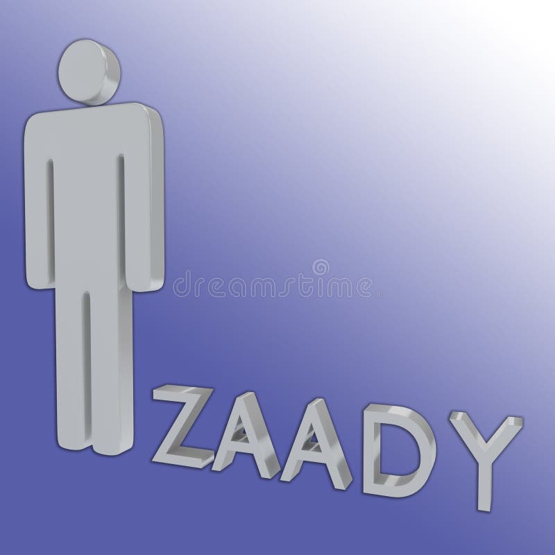 ZADDY - Personality Concept Stock Illustration - Illustration of little ...