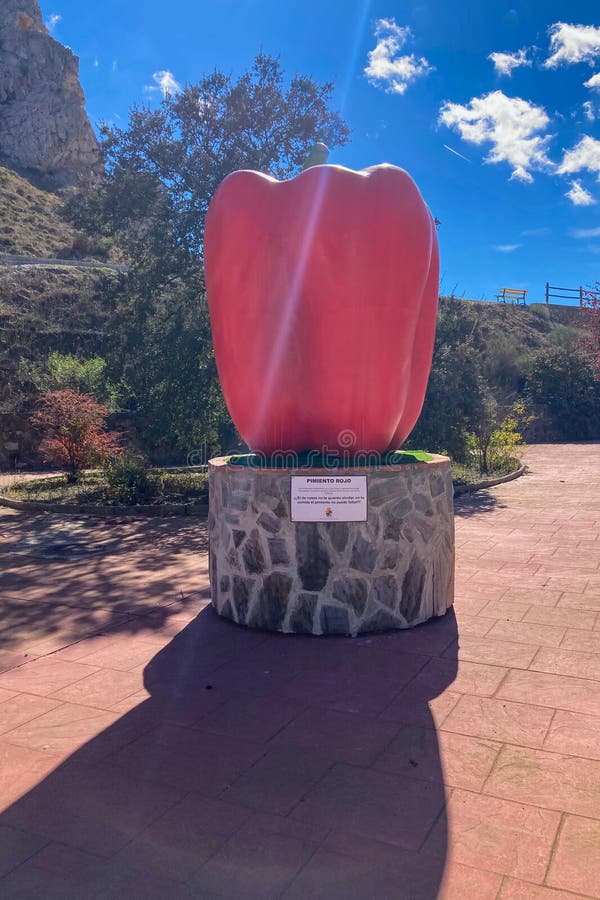 Pepper Monument in Zafaraya, Spain on August 25, 2024 Editorial Stock ...