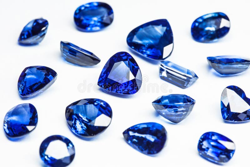 Zafiros azules foto de archivo. Imagen de piedra, gemstones - 31131072