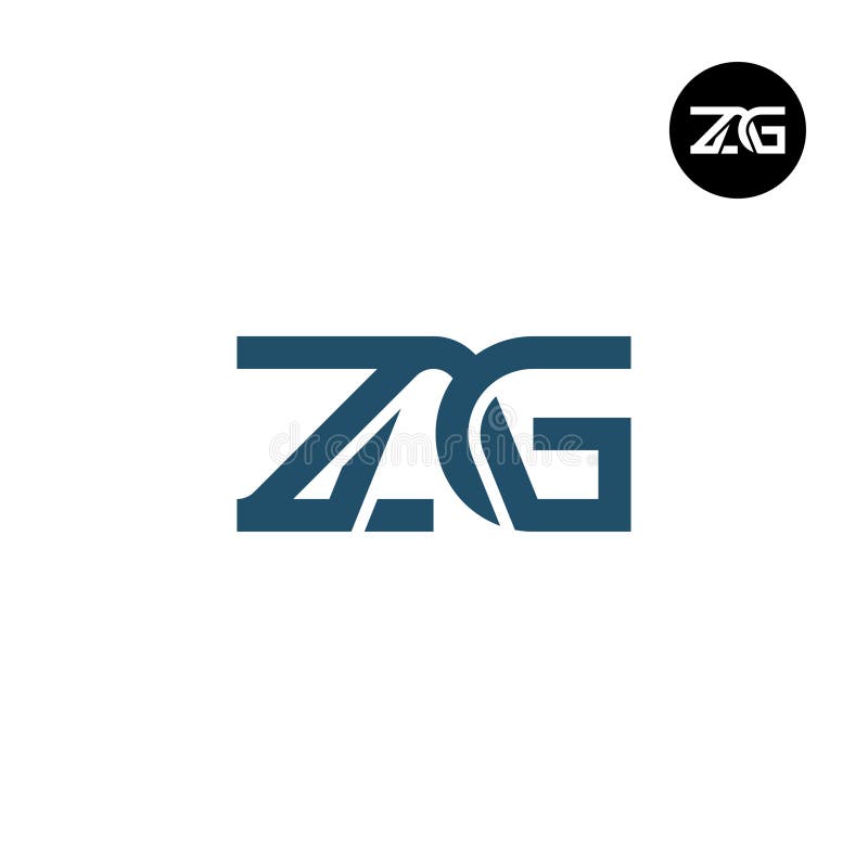 ZAG Logo Letter Monogram Design Stock Vector - Illustration of ...