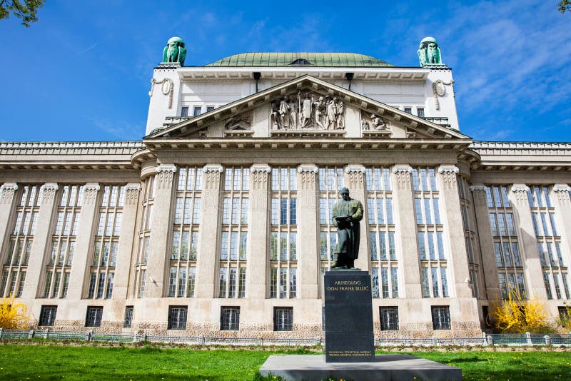 Facade of the State Archives Building in Zagreb Editorial Photo - Image ...