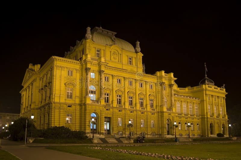 Zagreb Theatre Opera Night Picture. Image: 6858958