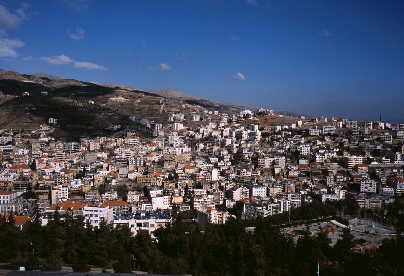 Zahle, Bekaa Valley, Lebanon. Stock Photo - Image of lebanese, winter ...