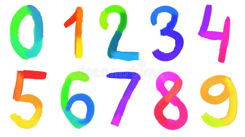 Zahlen stockfoto. Illustration von zahlen, zeichen, symbole - 58513636