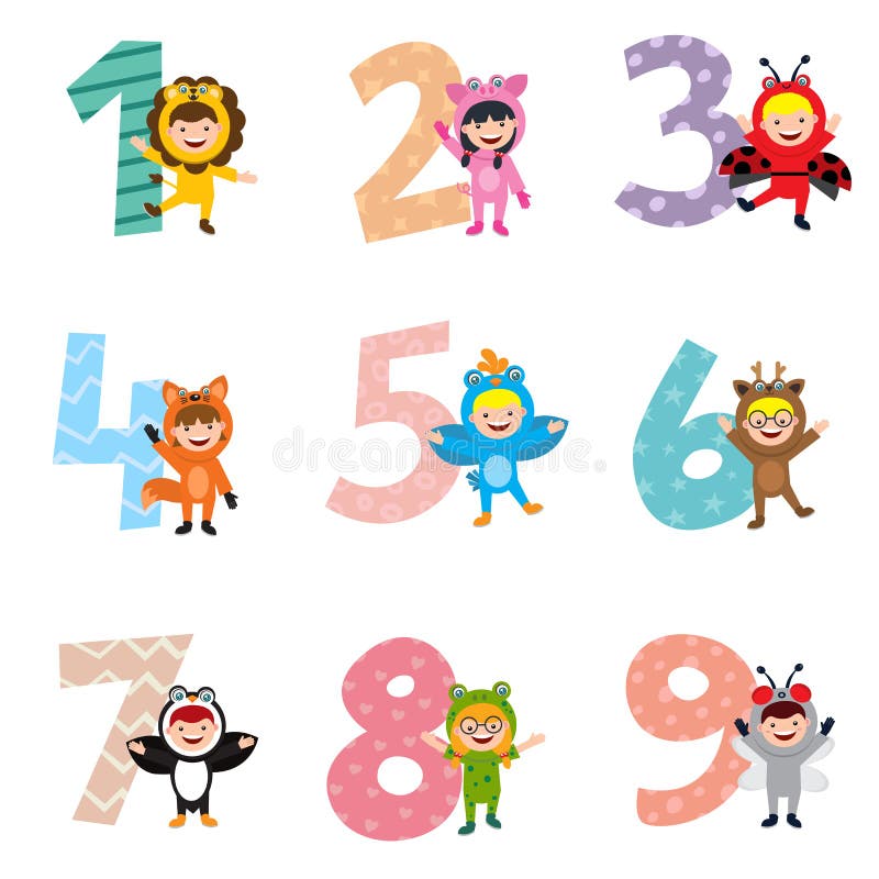 Zahlen Für Kinder Arbeitsblatt Für Kindergarten Und Vorschule ...