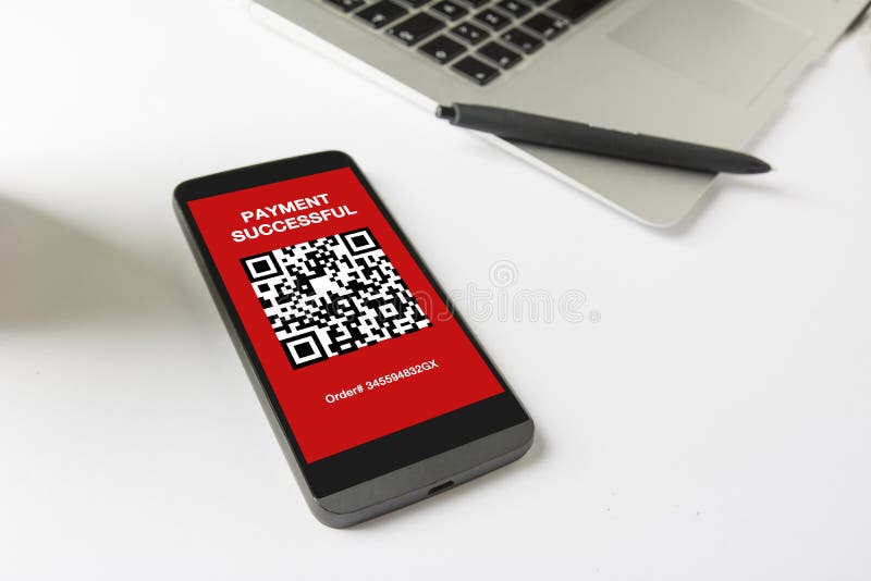 Zahlen Sie, Indem Sie Ihren QR-Code Mit Smartphone Scannen Stockbild ... Zahlen Sie, Indem Sie Ihren QR-Code Mit Smartphone Scannen Stockbild ...