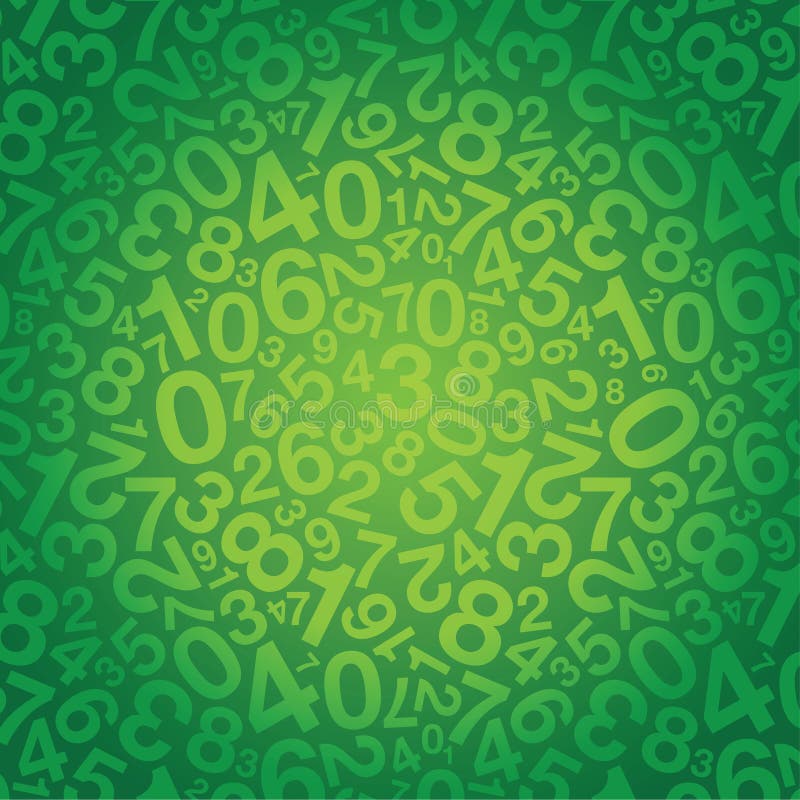 Zahlhintergrund vektor abbildung. Illustration von lernen - 25327389