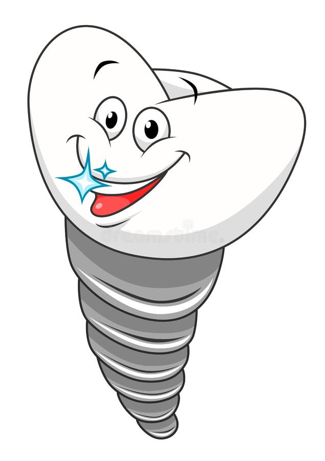Karikaturzahn mit Karies vektor abbildung. Illustration von backenzahn ...