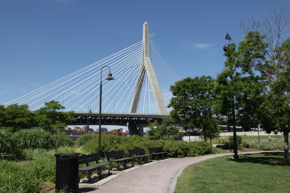 Zakim Bridge stock photo. Image of skyscraper, zakim - 14528272