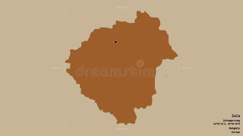 Zala - Hungary. Bounding Box. Pattern Stock Illustration - Illustration ...