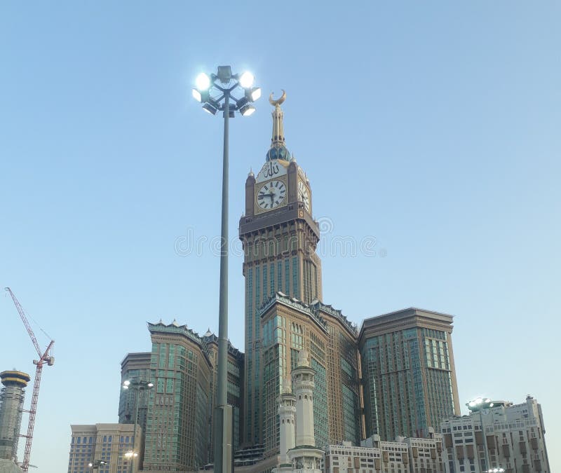 Zam Zam Tower in the Morning Stock Image - Image of morning ...
