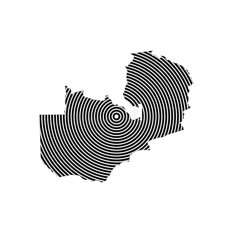 Zambia map icon stock vector. Illustration of african - 330120574