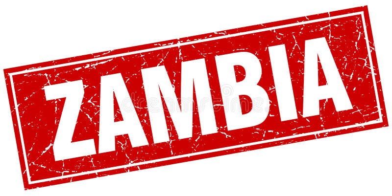 Zambia stamp stock vector. Illustration of white, travel - 125221157